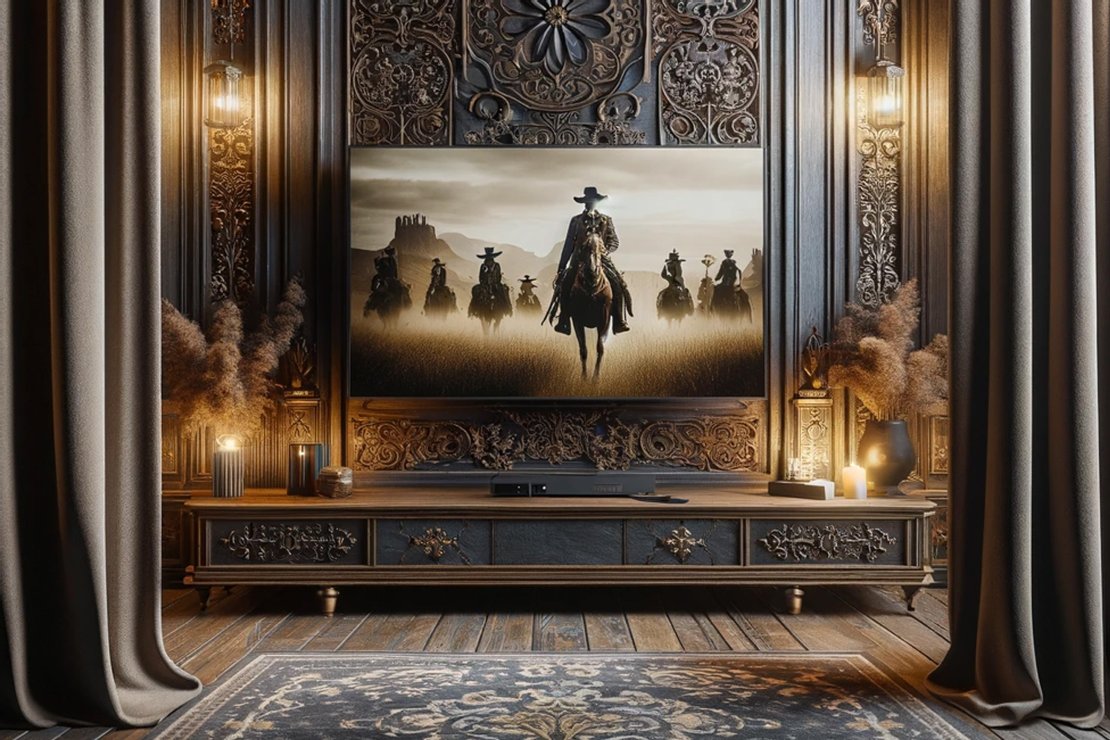 Gothic Western Decor - Romantic Americana meets melancholic foreboding?