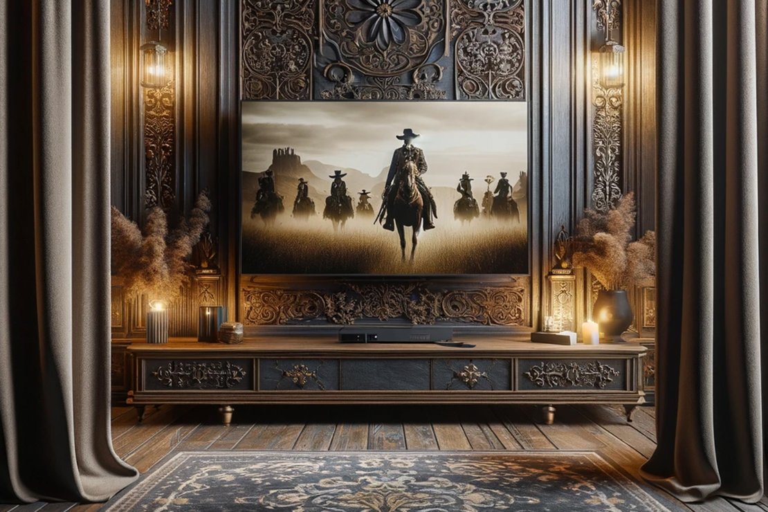 Gothic Western Decor - Romantic Americana meets melancholic foreboding?