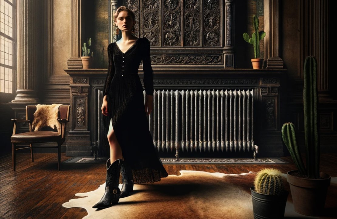 Gothic Western Decor - Romantic Americana meets melancholic foreboding?