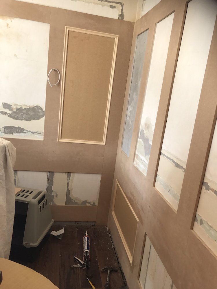 How to make reproduction wooden panelling