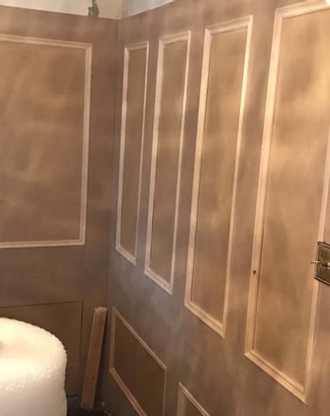 How to make reproduction wooden panelling