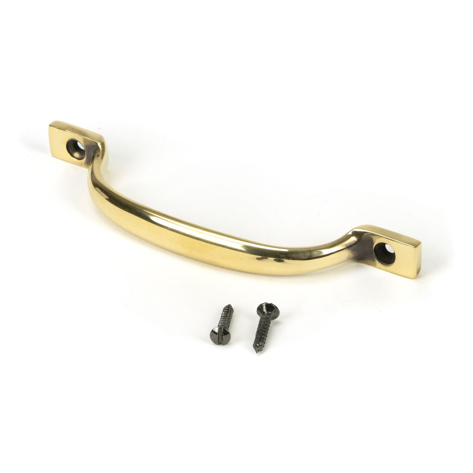 Aged Brass Slim Sash Window Pull | Pull Handle