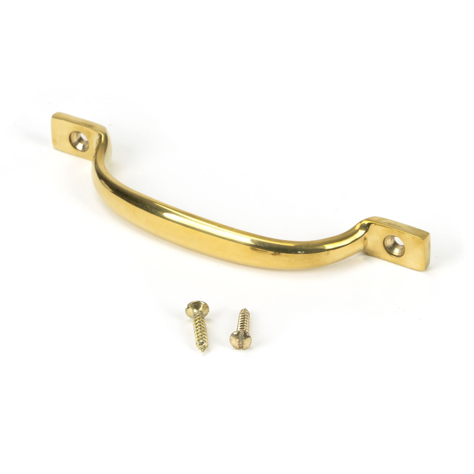 Polished Brass Slim Sash Door/Window Pull | Pull Handle