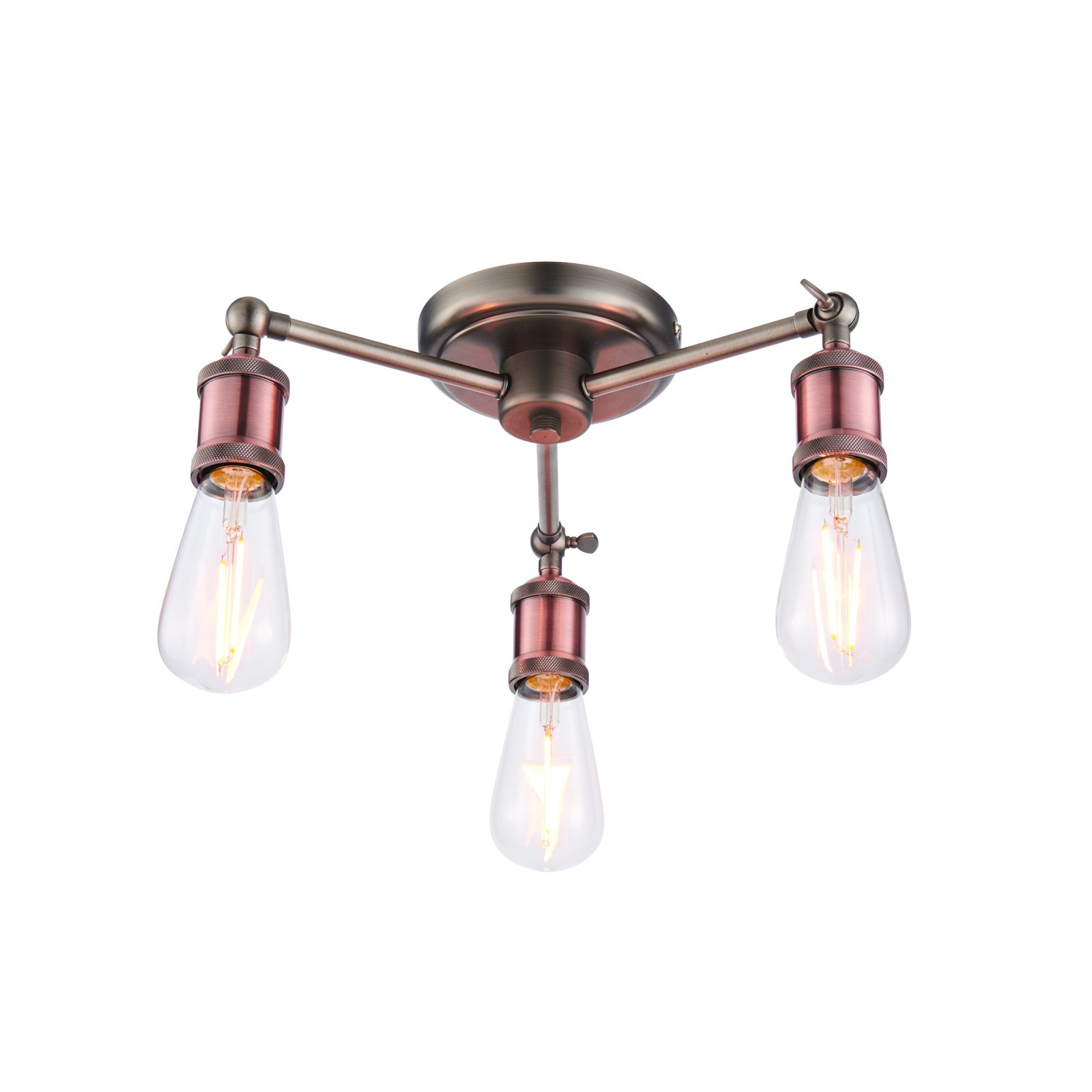 Hal 3 Light Semi Flush Ceiling Light