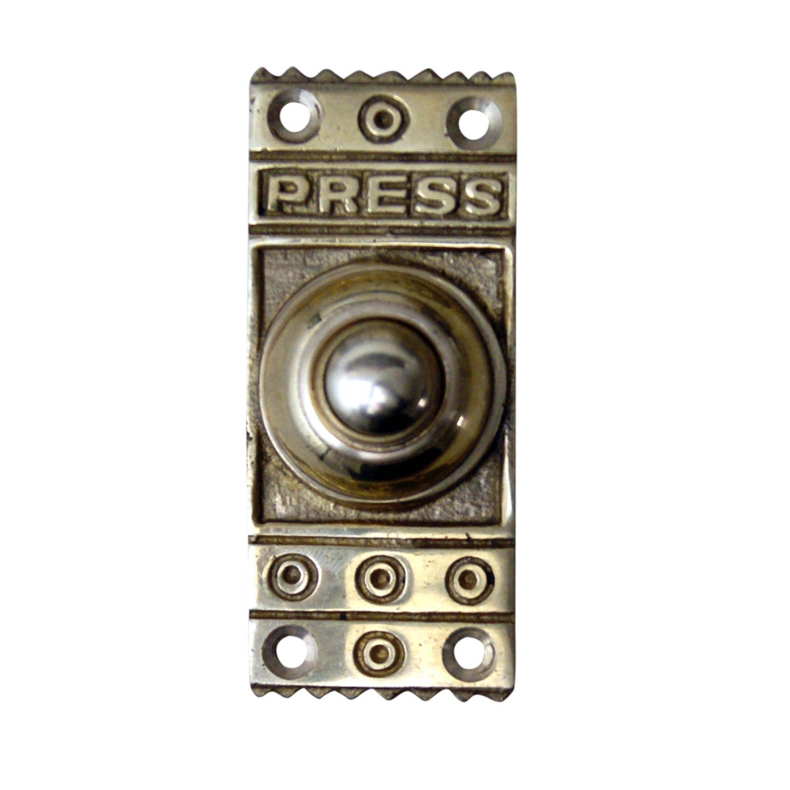 Period Bell Push in Cast Brass | The Victorian Emporium