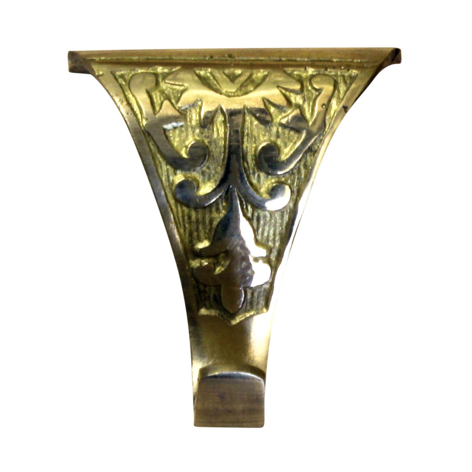 Trinity Picture Hook in Cast Brass | The Victorian Emporium