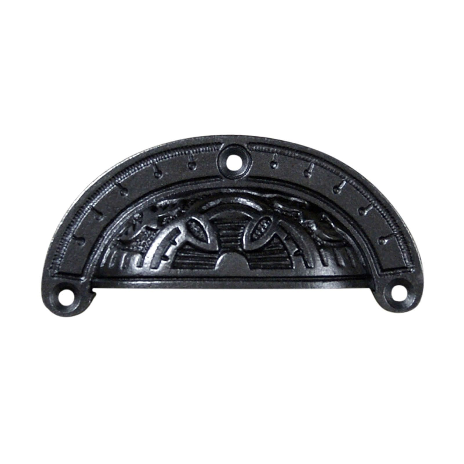 Cup Handle with Inca Design in Antique Iron