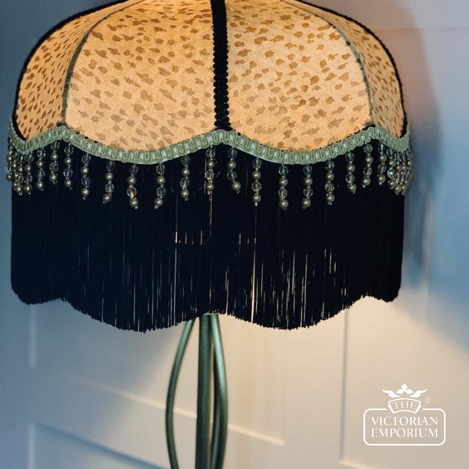 Soho Deluxe Art Deco Decorative Fringed Lamp Shade in a Choice of Sizes