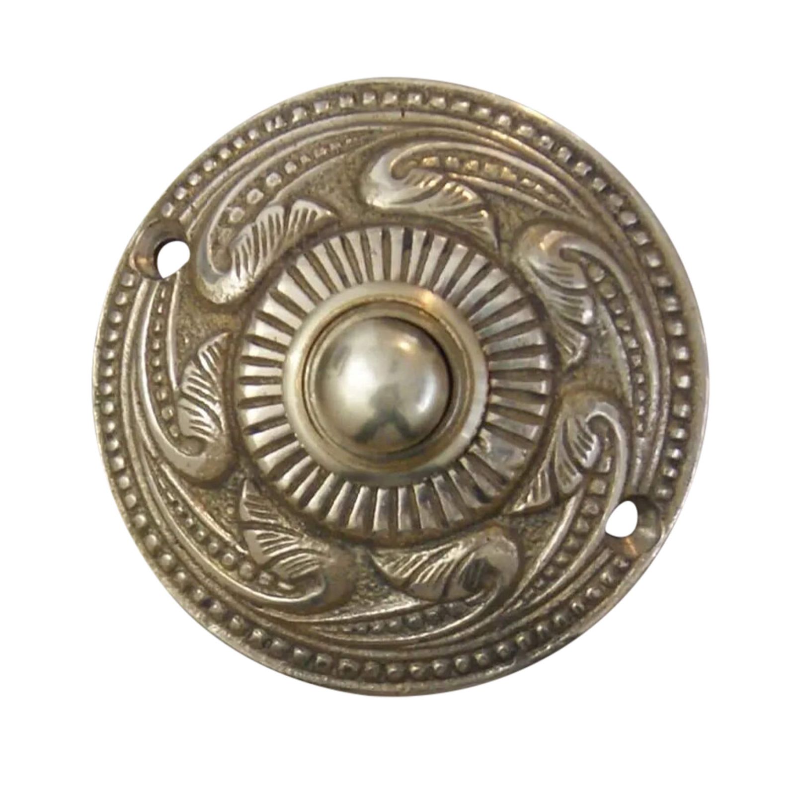 Rocco Bell Push in Brass | Bells | The Victorian Emporium