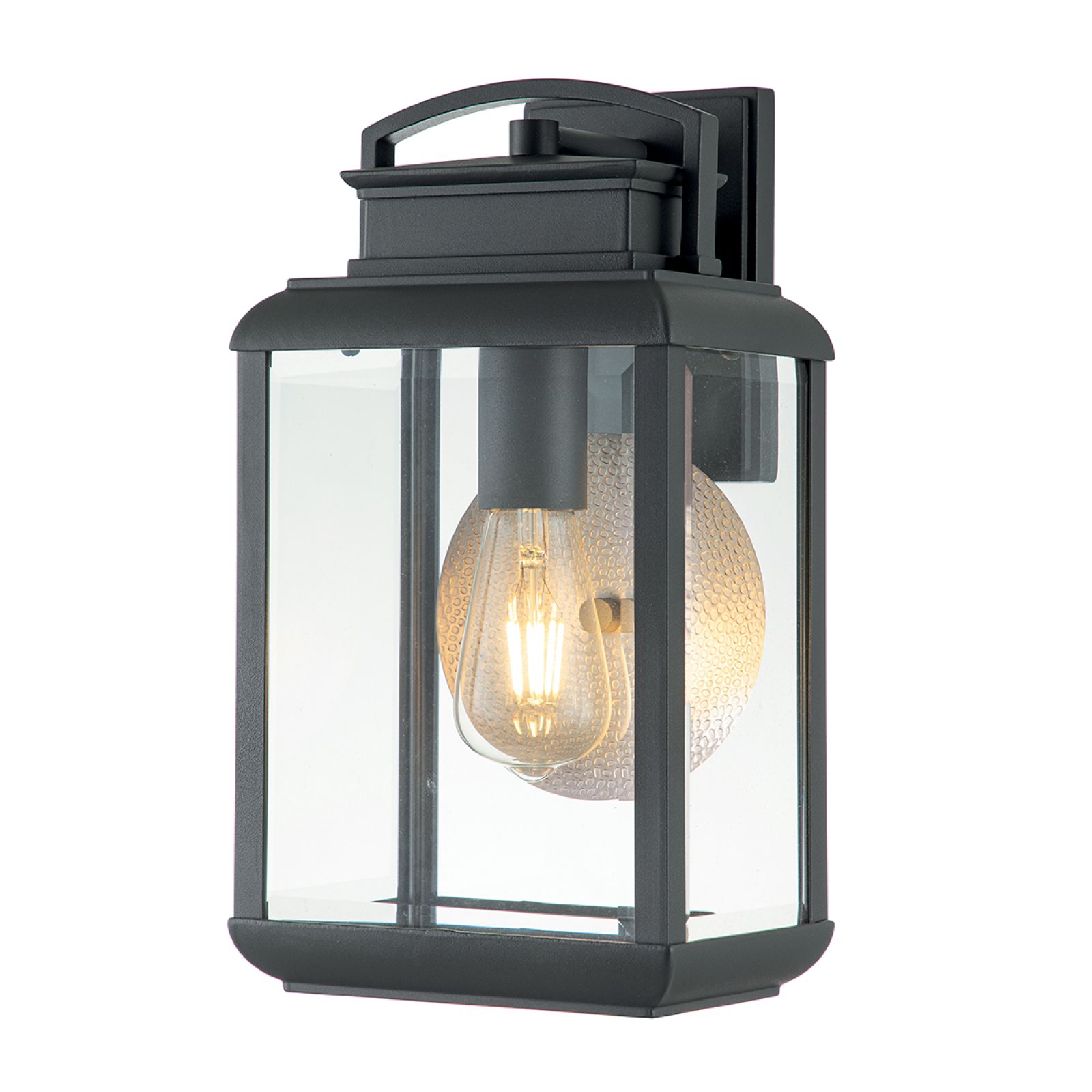 Byron Medium Wall Lantern in Graphite | Outdoor Wall Lights