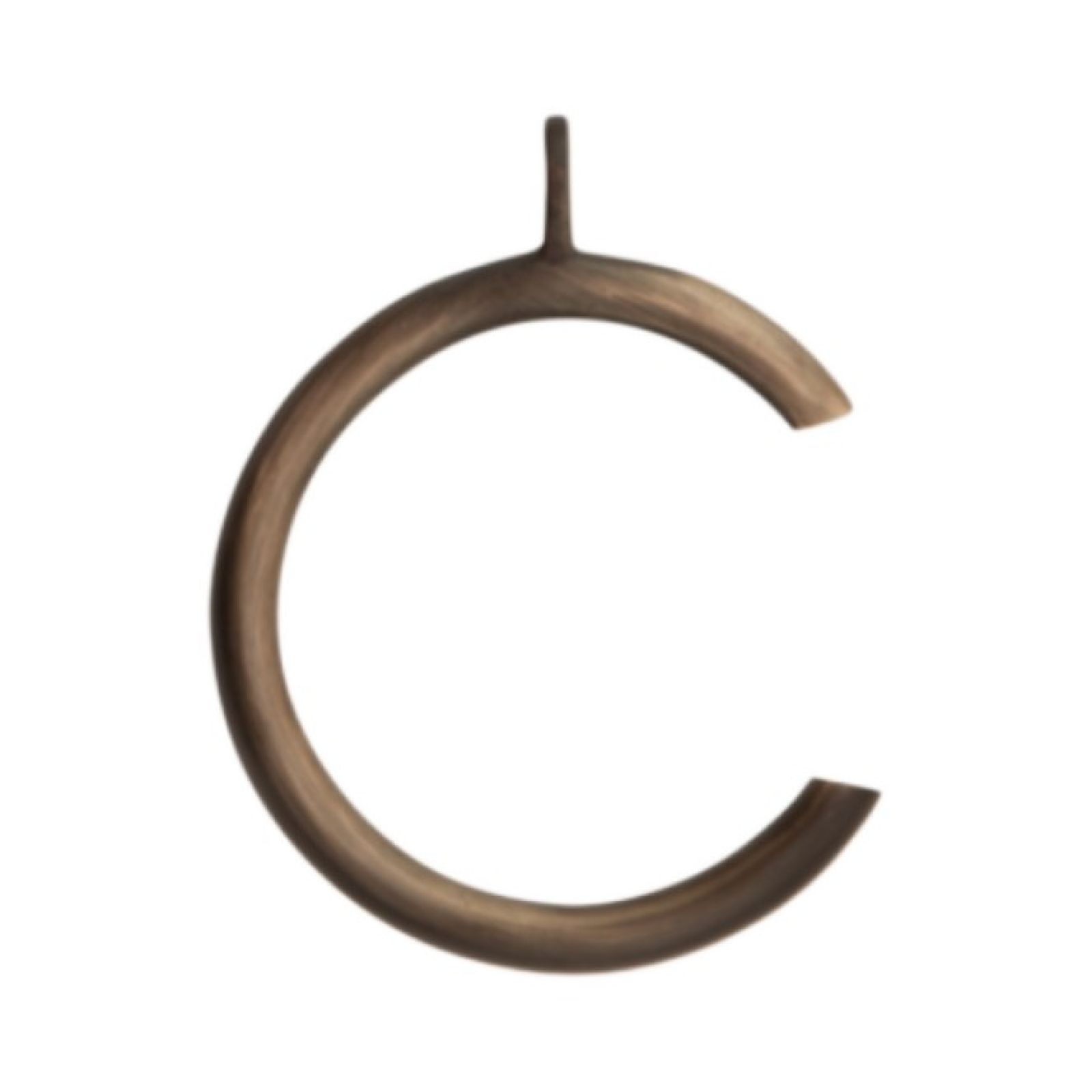 Brass Curtain Rings - C Ring - Various Sizes and Finishes