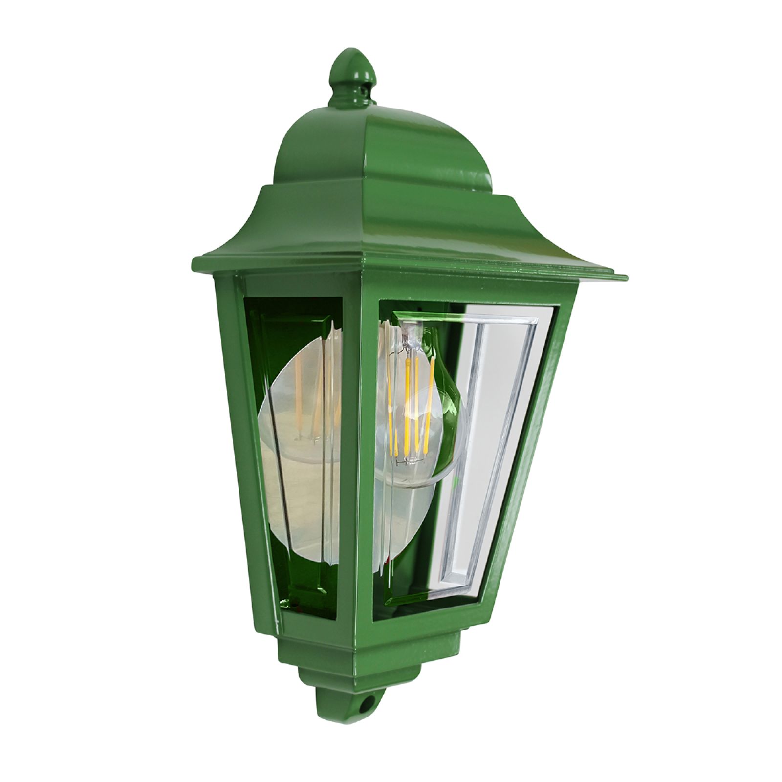 Deco Lane Wall Light in a Green Finish | Outdoor Wall Lights