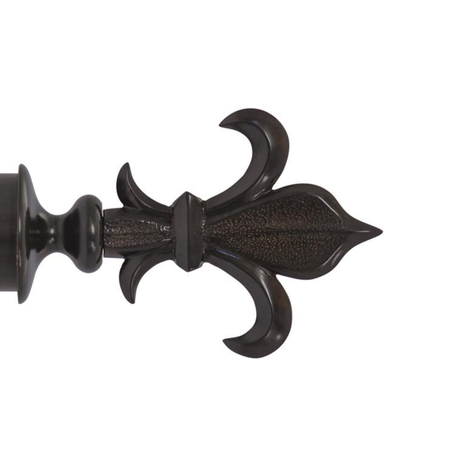 Fleur de Lys Curtain Pole Finial to go with 51mm Brass Pole
