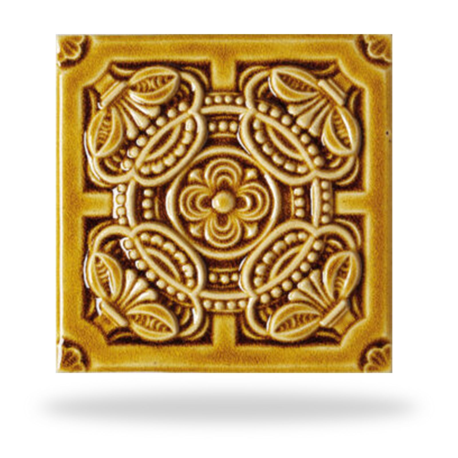 Victorian York single colour decorative tiles 152x152mm in a large ...