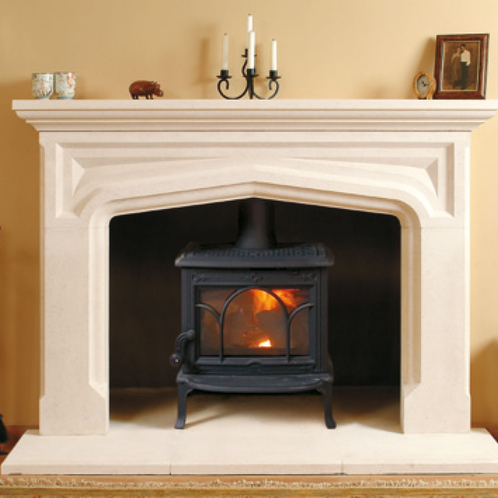 Kingsbury Stone Fireplace | Stone Fireplaces