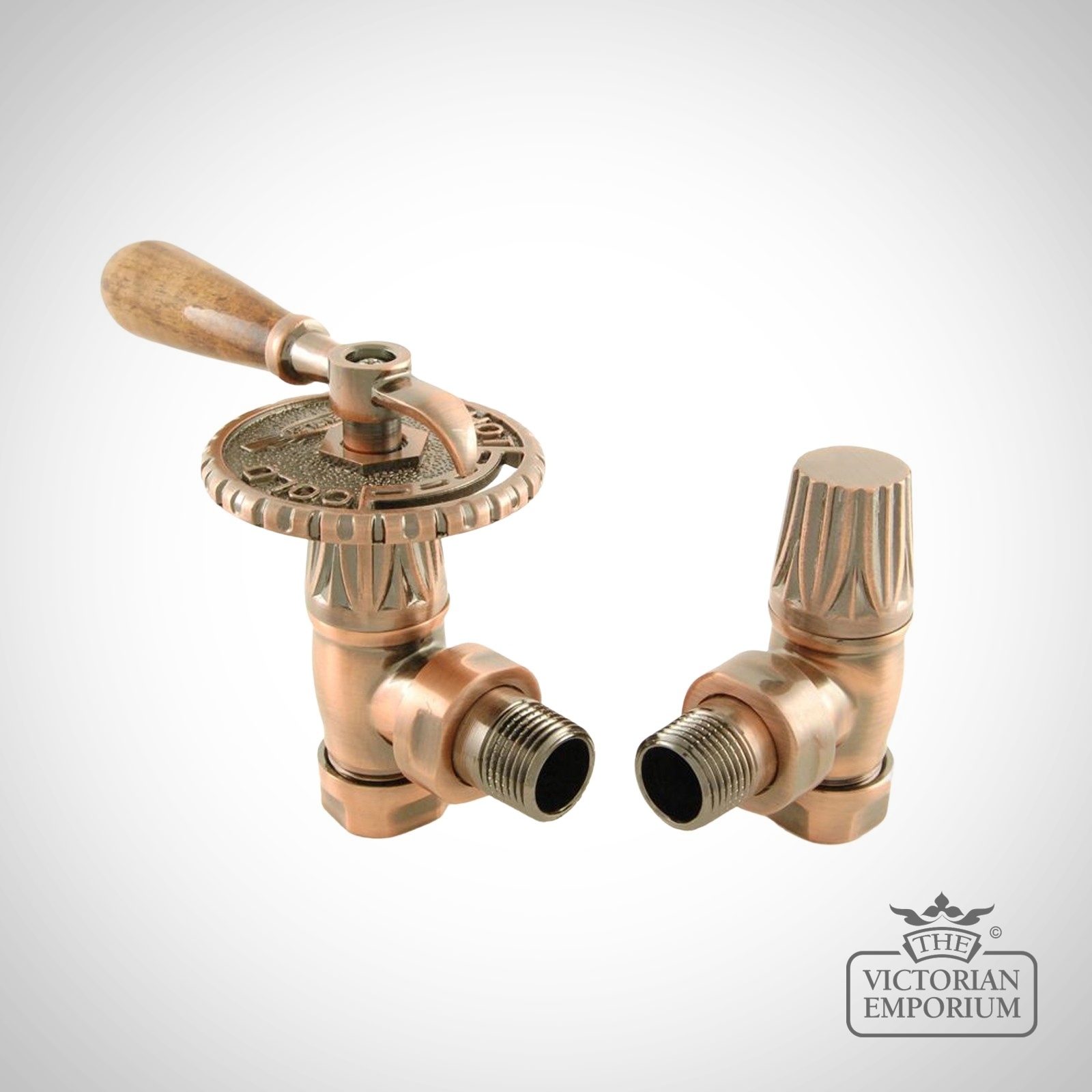 Buxton Lever Manual Radiator valve set