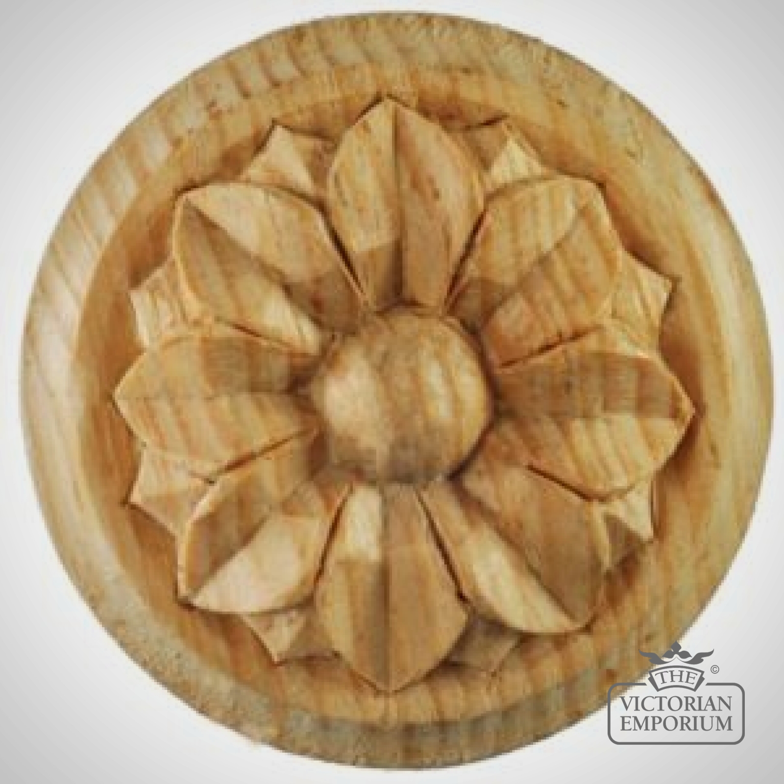 Small Rosette on Plinth | Decorative Mouldings