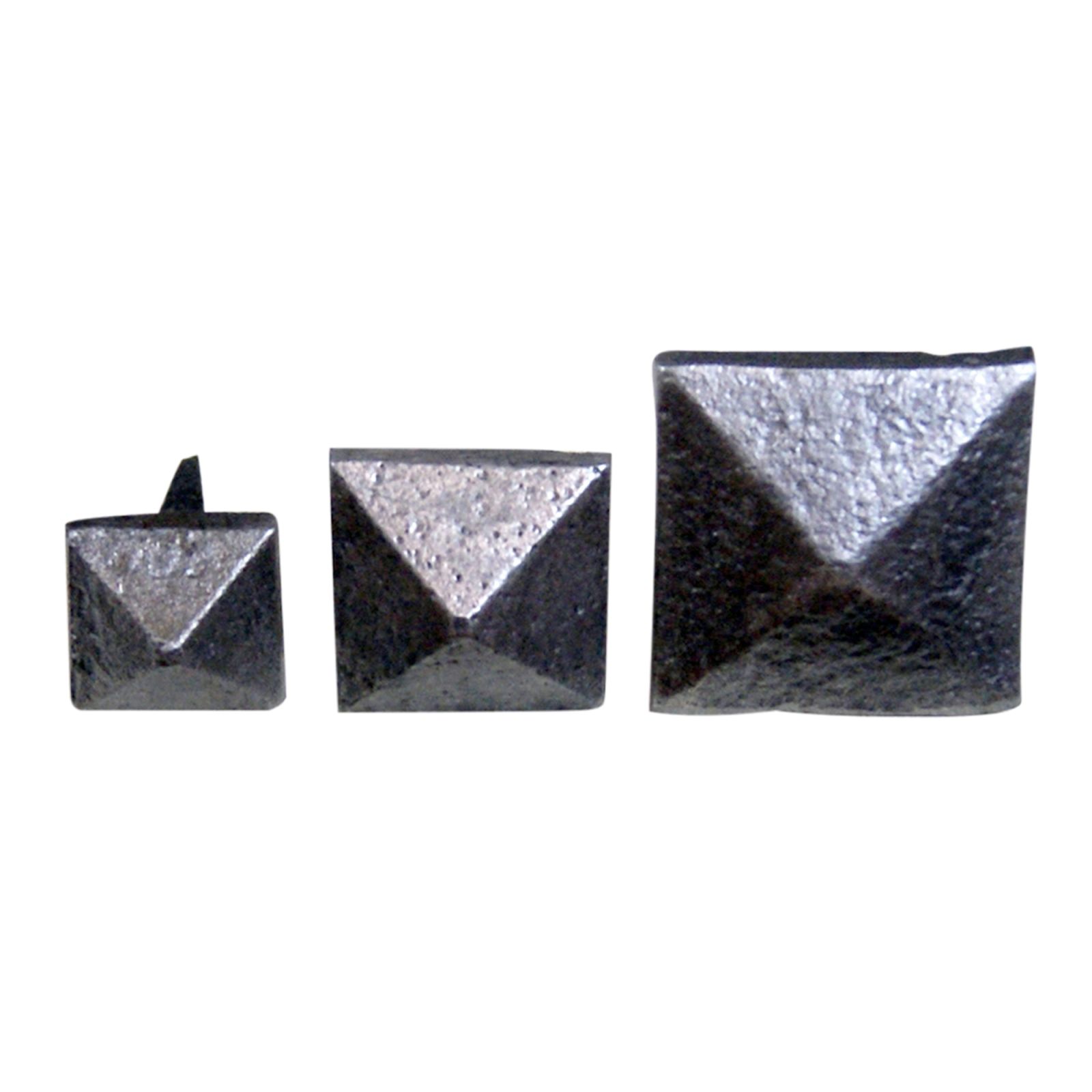 Black Pyramid Door Stud with Screw | Studs