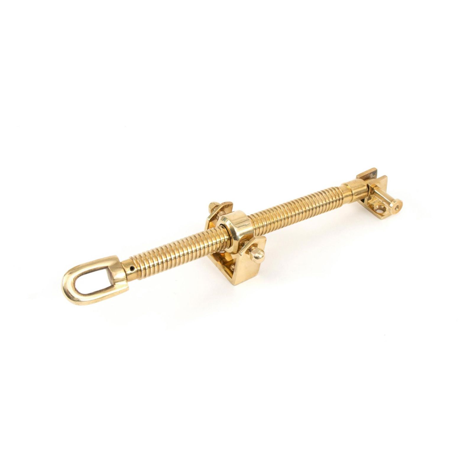 Polished brass 12” fanlight screw opener