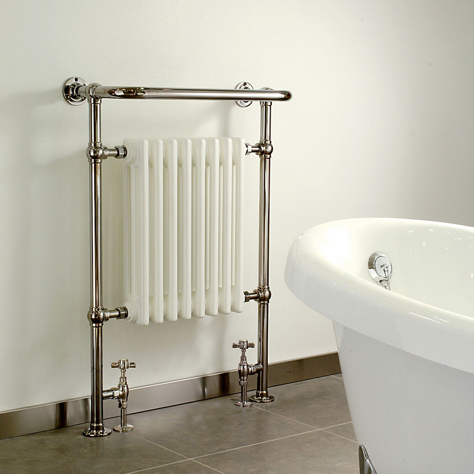 Regency Brass and Mild Steel Heated Towel Radiator In A Choice of Sizes ...