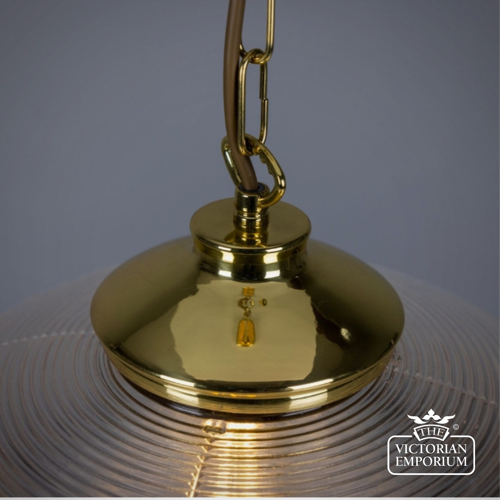 Ozark Victorian Vintage Glass Pendant Light