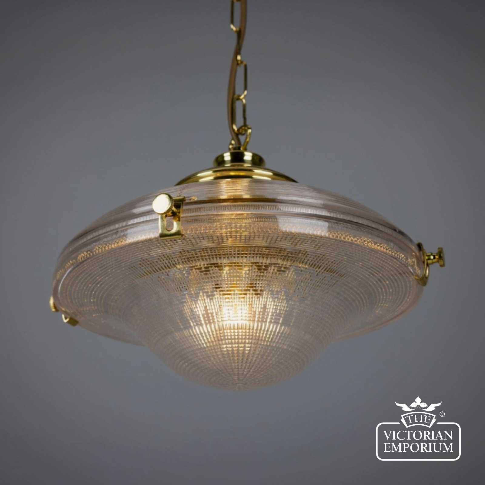 Ozark Victorian Vintage Glass Pendant Light