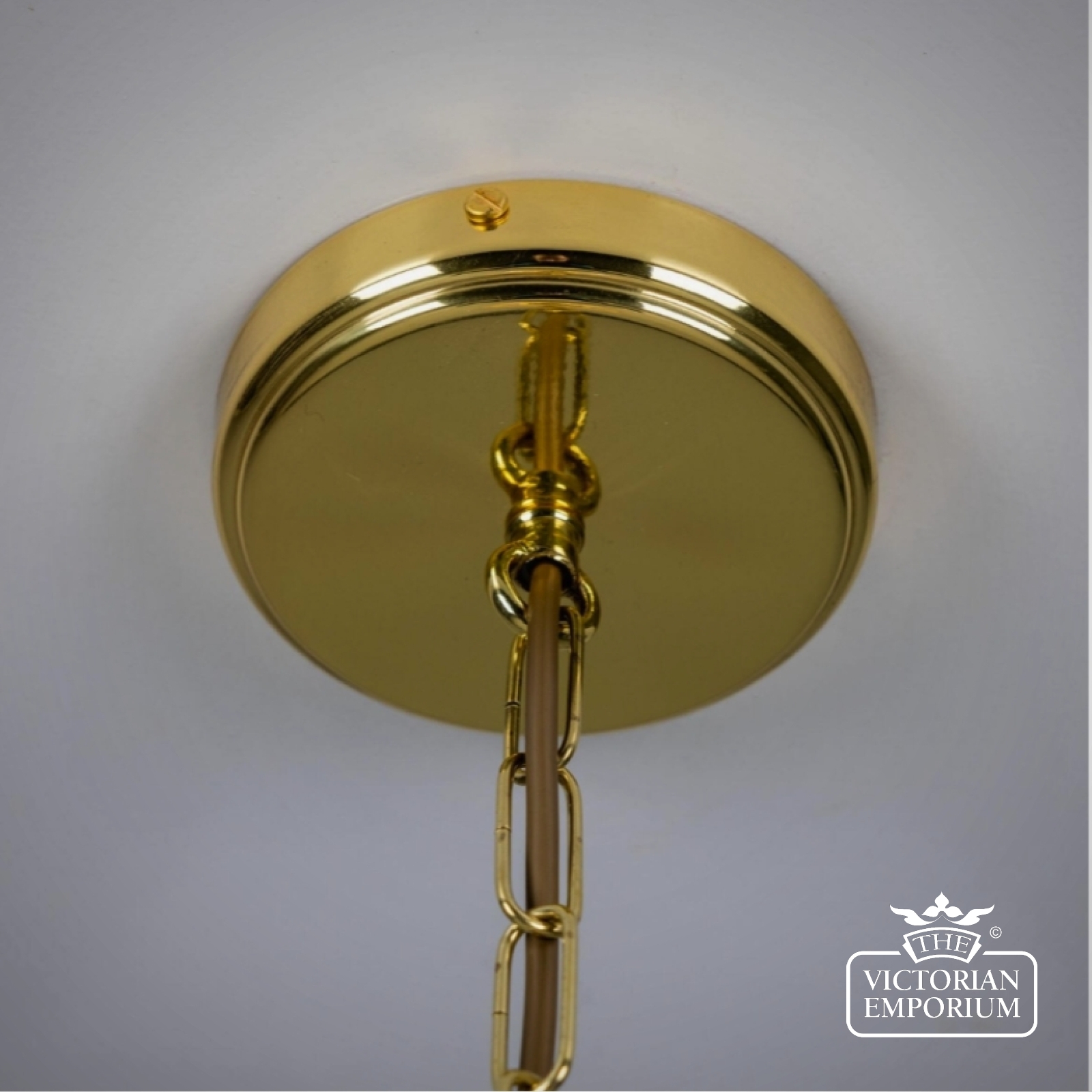 Ozark Victorian Vintage Glass Pendant Light