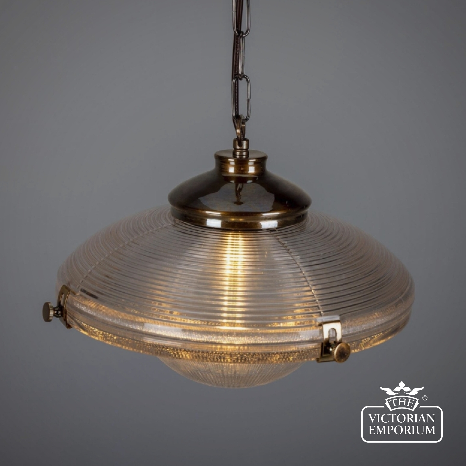 Ozark Victorian Vintage Glass Pendant Light
