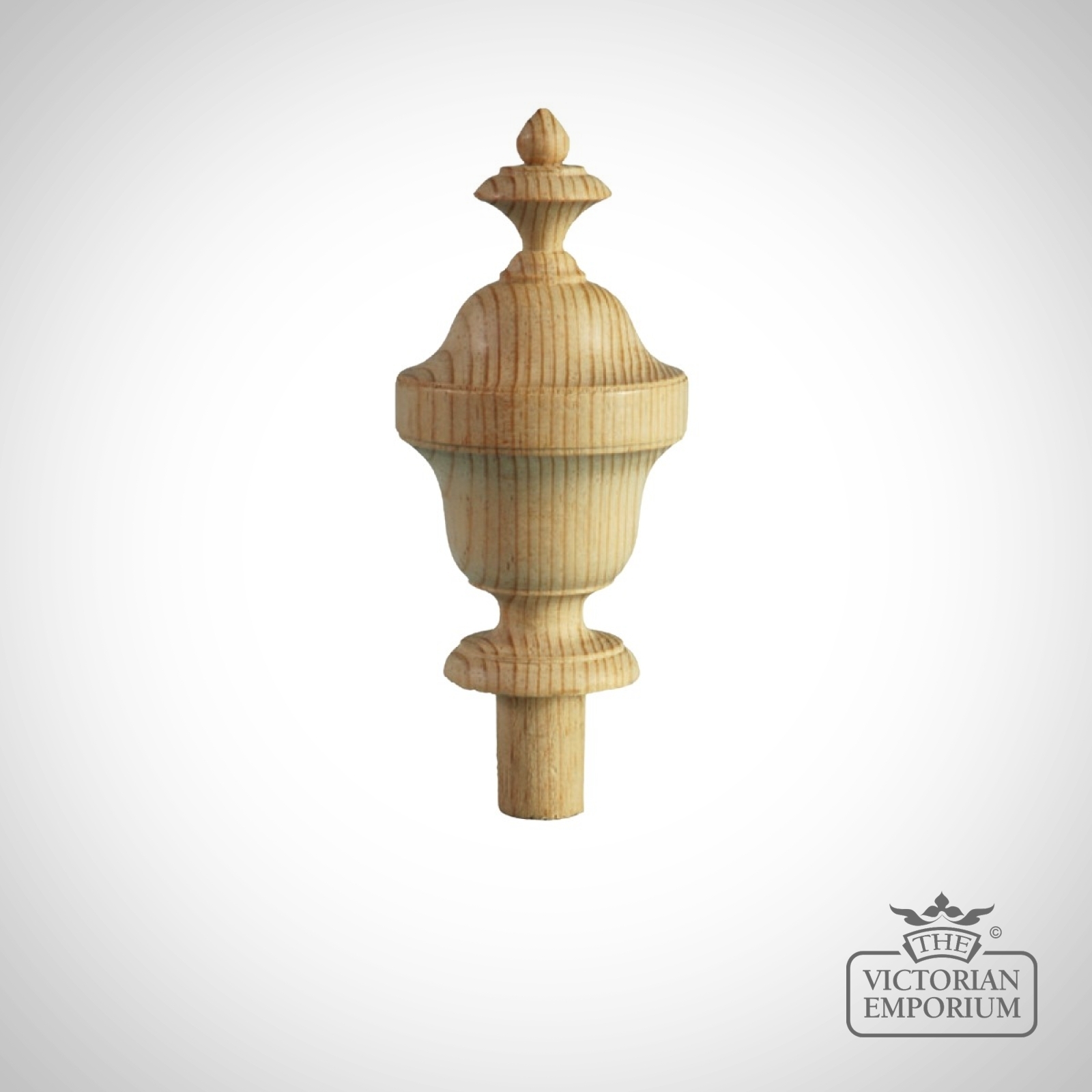 Turned Finial in pine | The Victorian Emporium