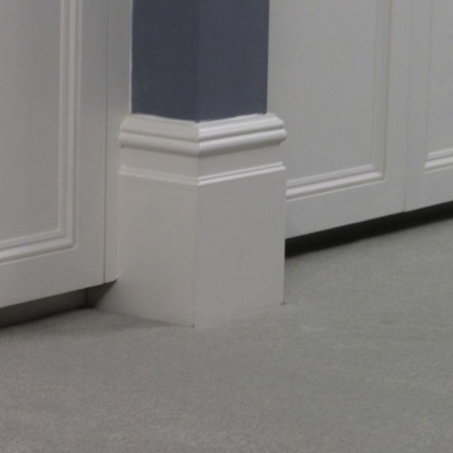 High skirting board perfect for tall rooms. Curved and straight profile ...