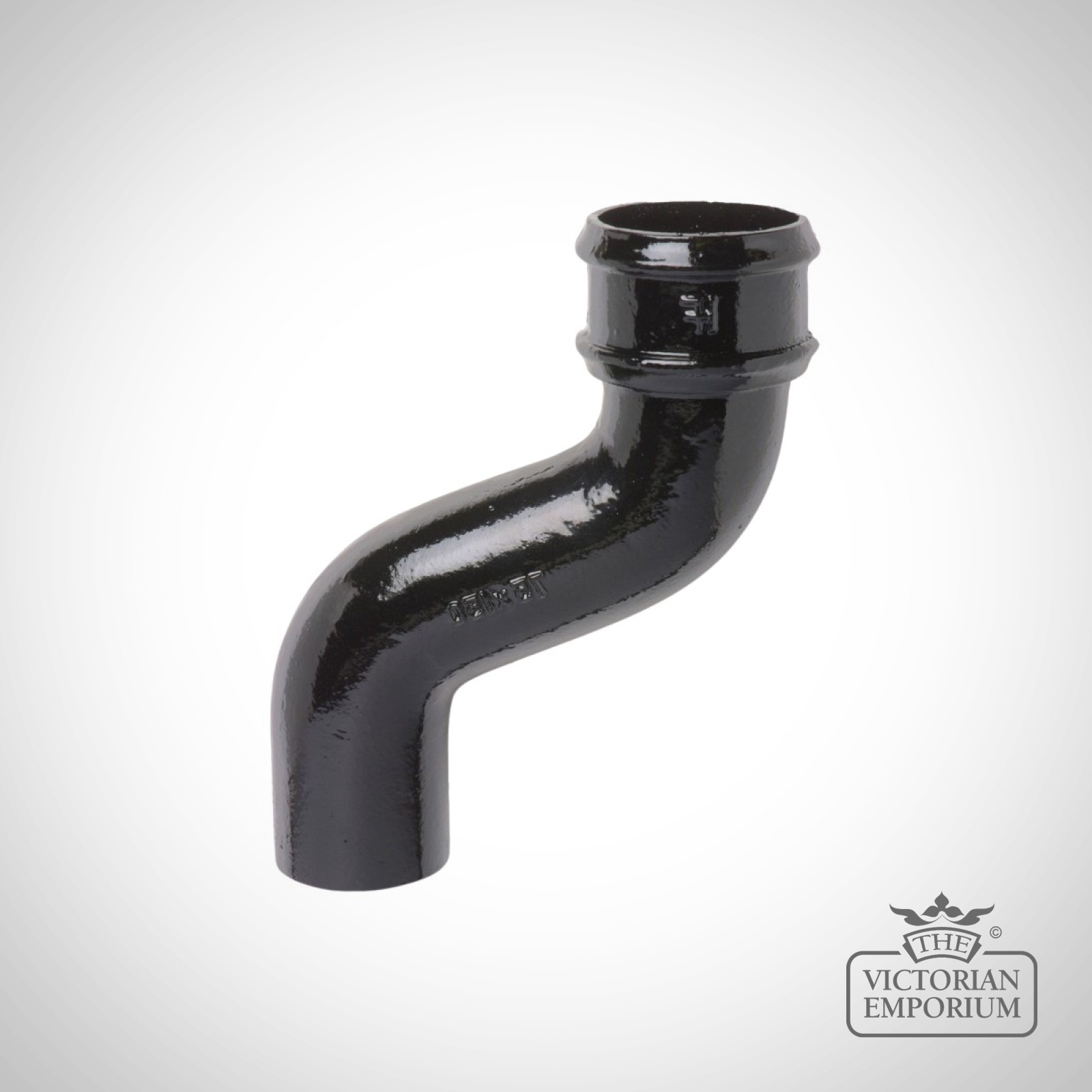 Cast Iron Offset Downpipe Black | 36 Sizes Available
