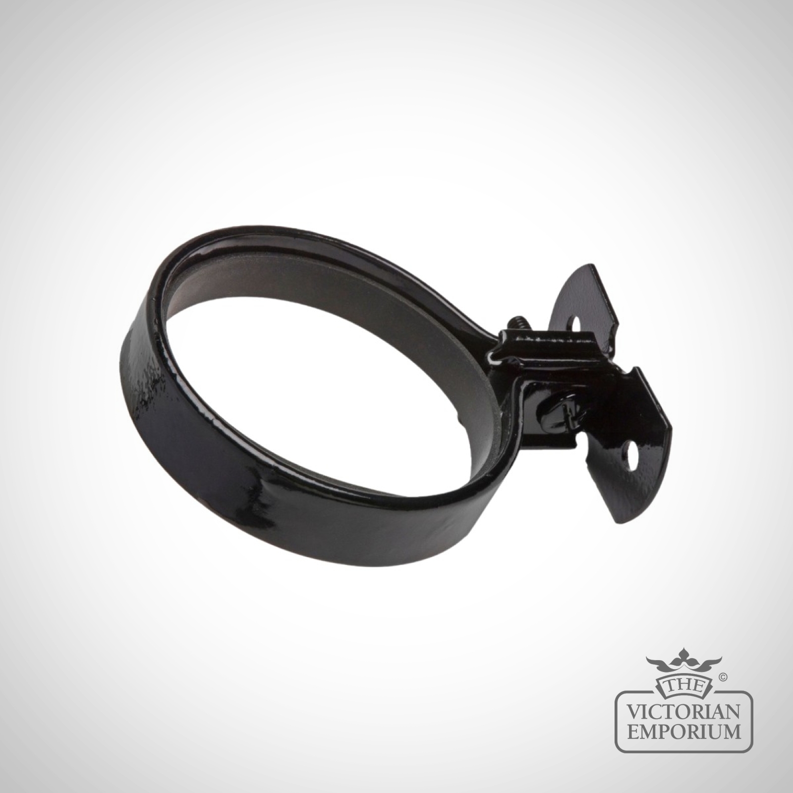 Zinc Plated Pipe Bracket with Rubber Gasket | Downpipe Fixing Bracket