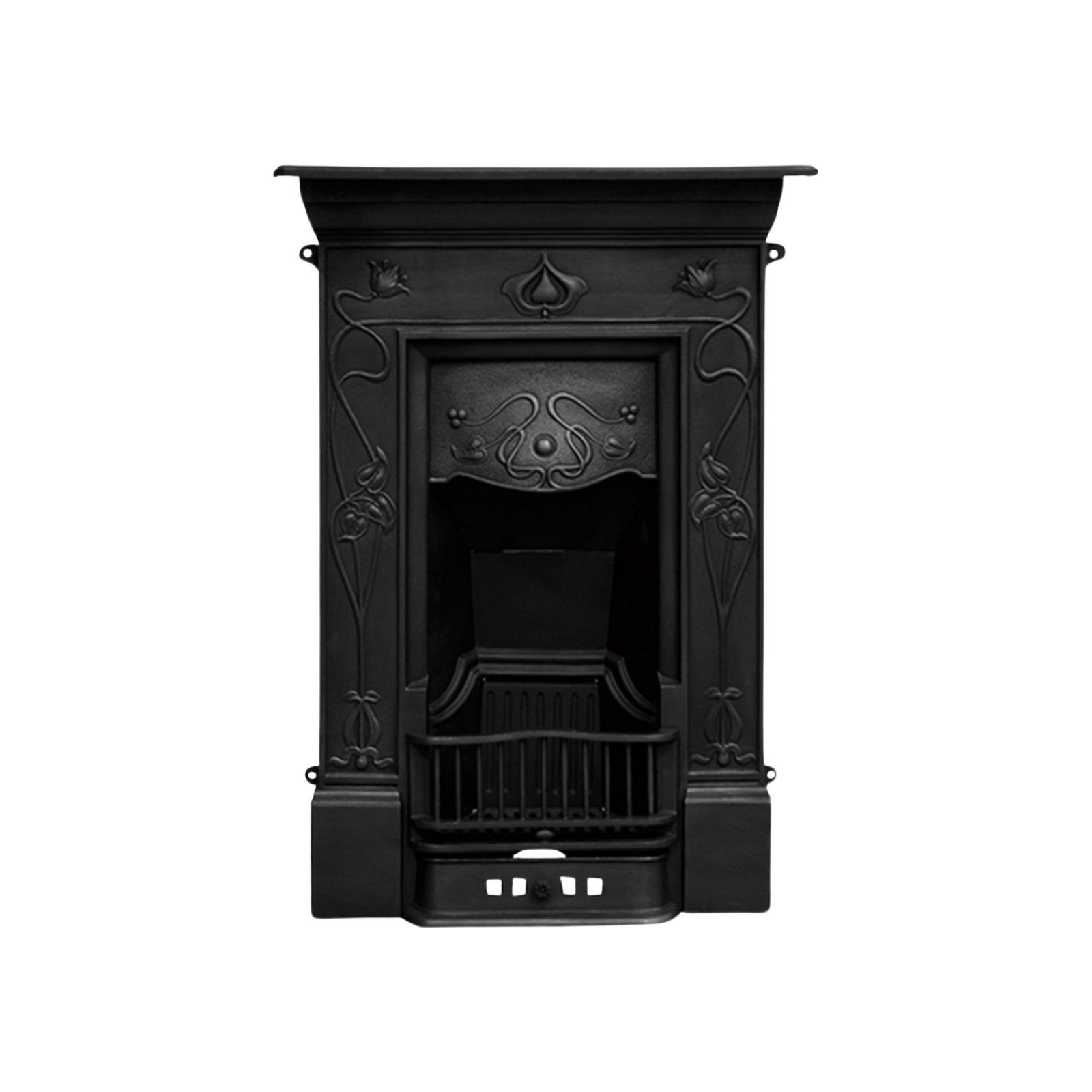Crocus design cast iron fireplace | The Victorian Emporium