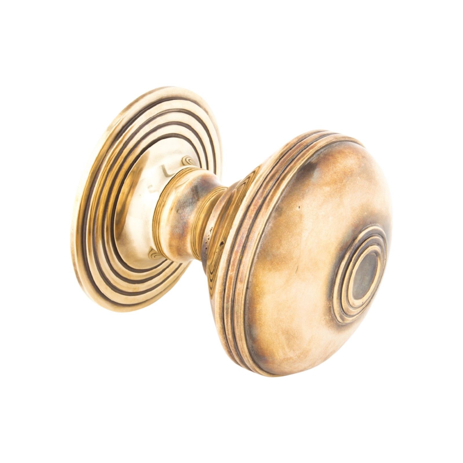 Pressbury centre door knob in Aged Brass | Knobs