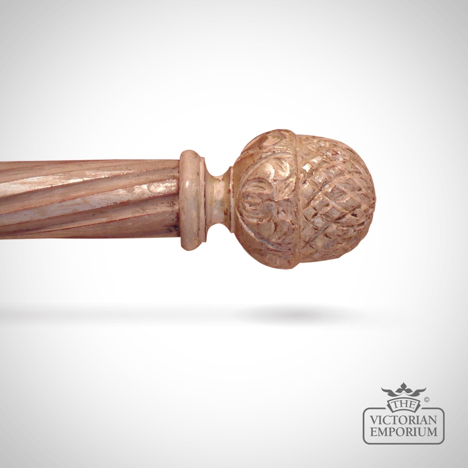 Speciality finish hand decorated Pomegranite finial