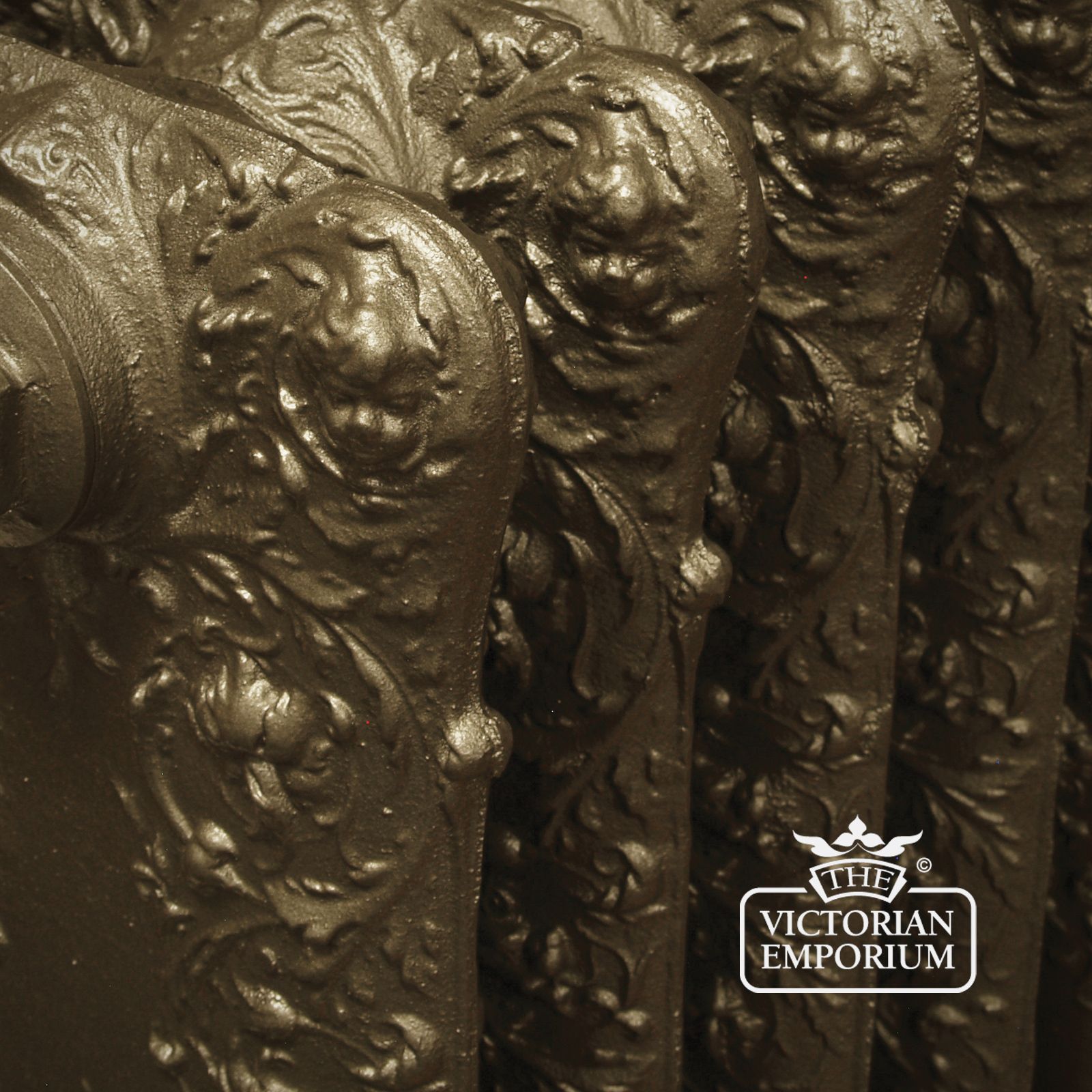 Veronese Ornate Cast Iron Radiator - 800mm High