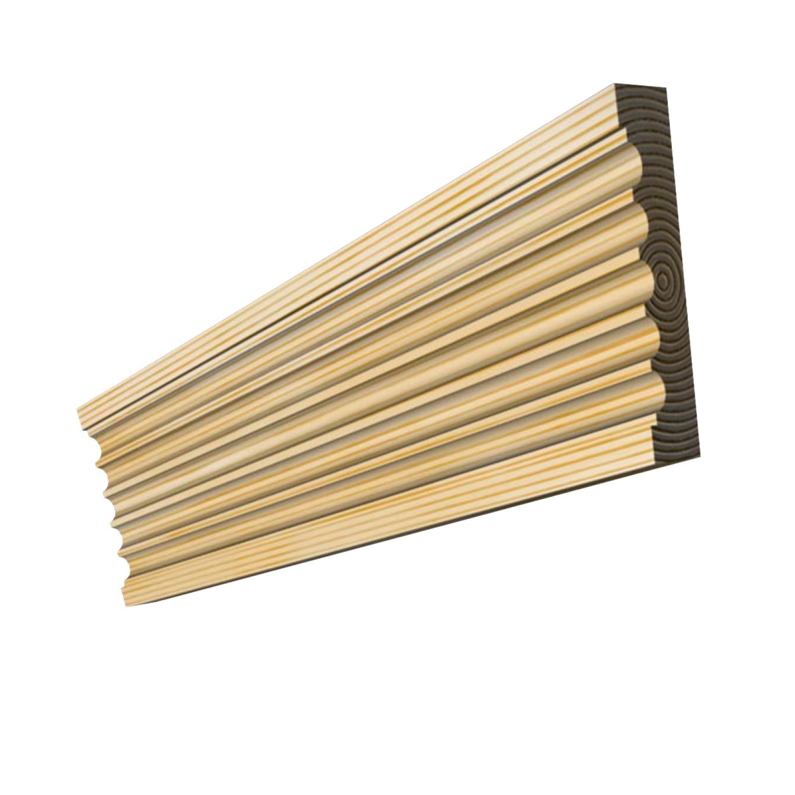 Reversed Fluted Moulding 91 x 20mm | The Victorian Emporium