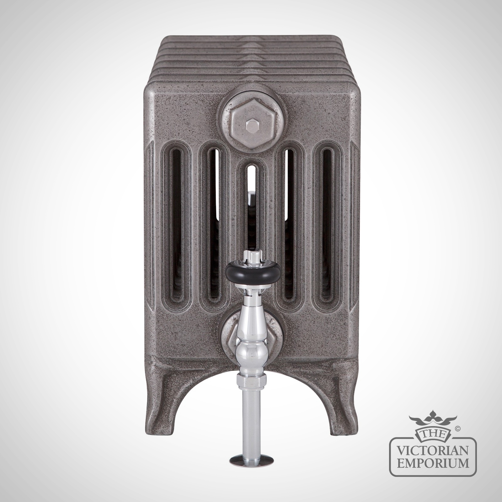 Late Victorian Cast Iron Radiator 4 Columns - 325mm High