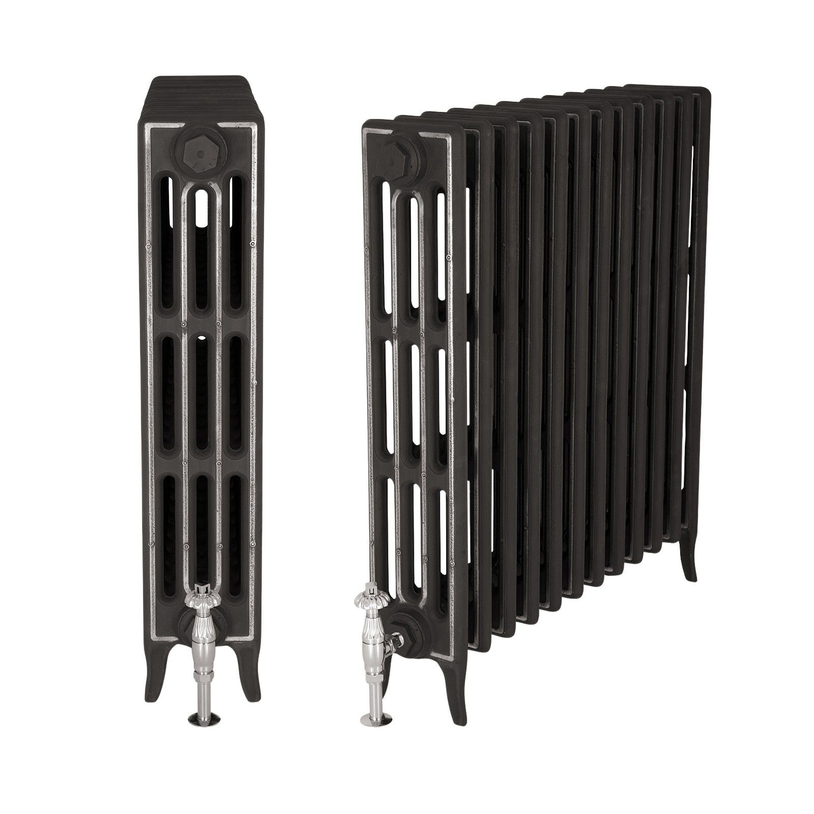Late Victorian radiator 4 columns - 660mm high