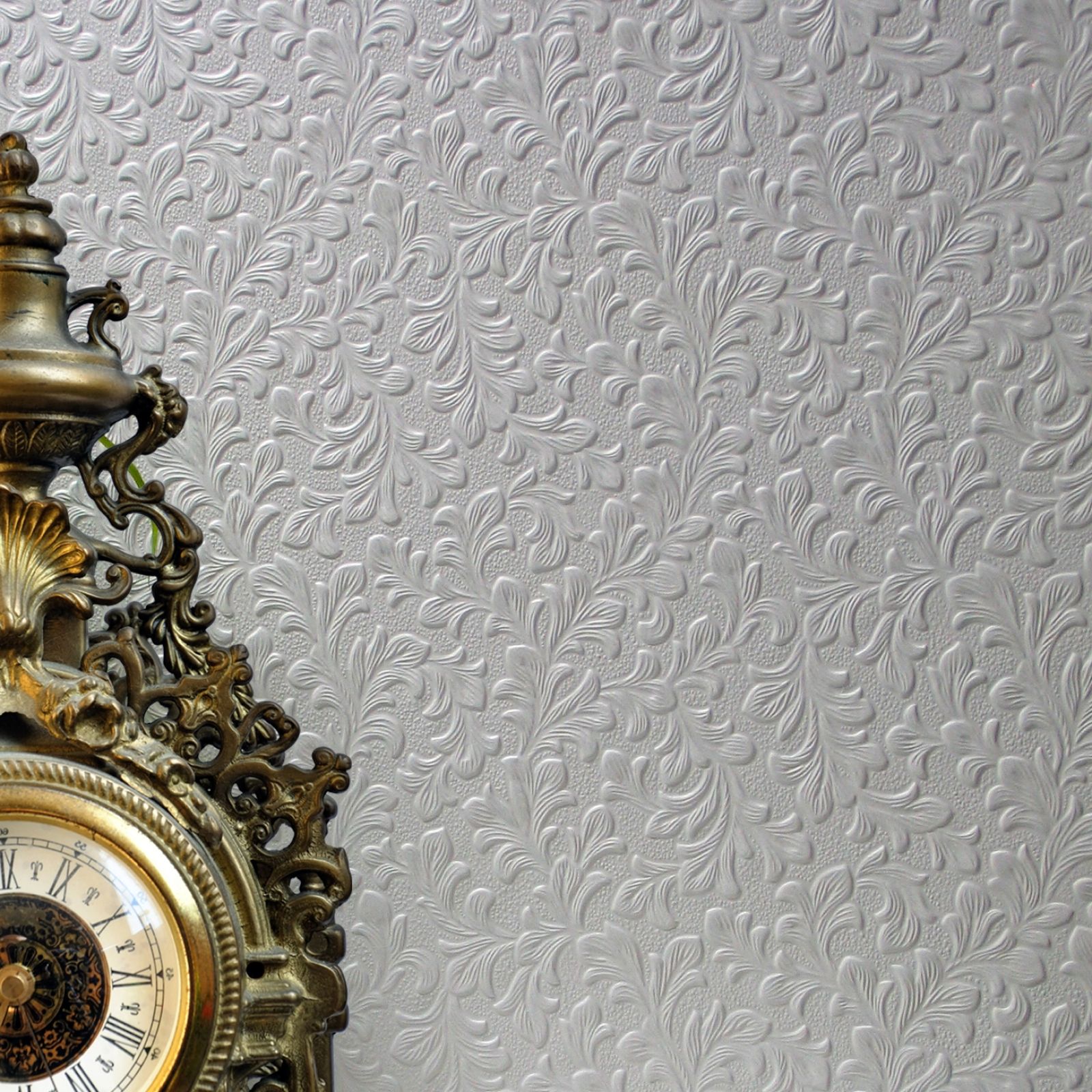 Anaglypta Wallpaper Leaf Design - Wilton VE314