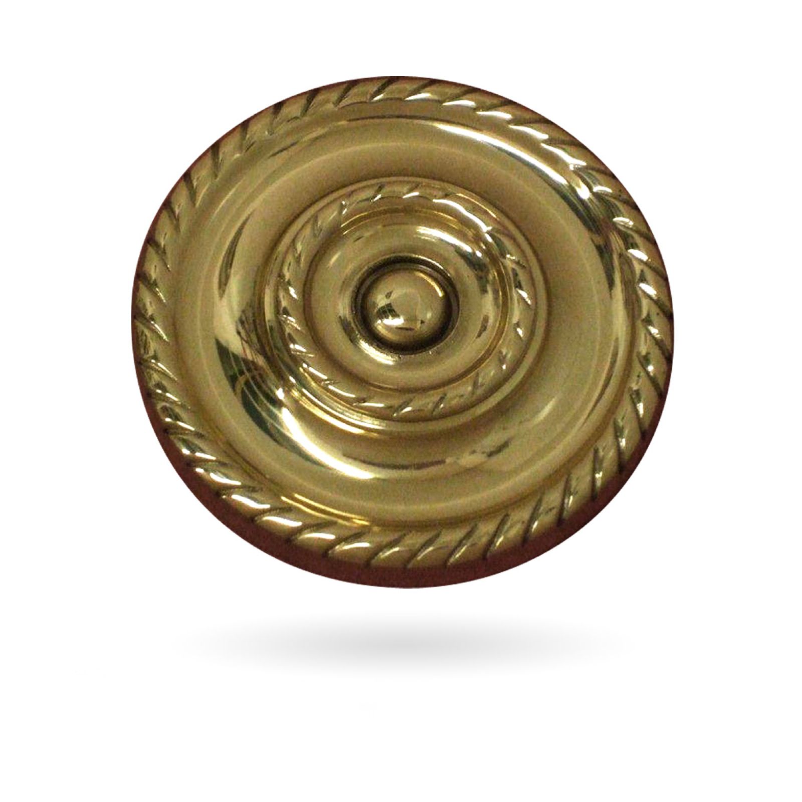 Georgian Rope Brass Curtain Holdback | Curtain Holdbacks