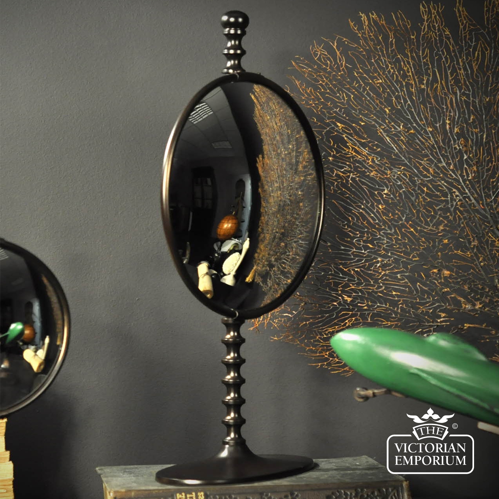 Convex Mirror on Stand | The Victorian Emporium