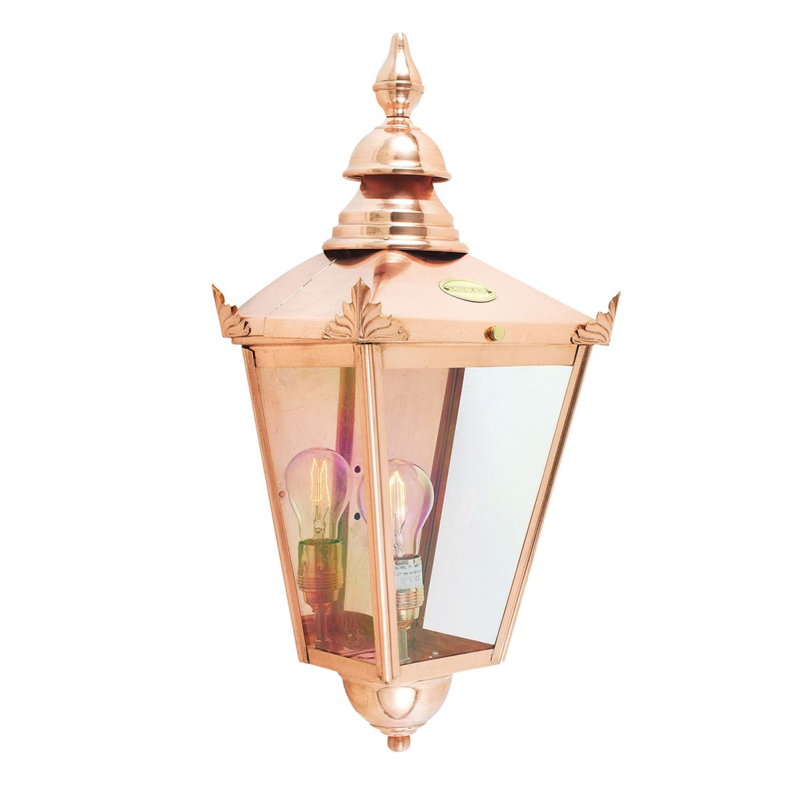 Chelsea Copper Half Wall Lantern | Outdoor Wall Lights
