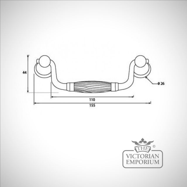 Black classic drop handle | Drop Handles