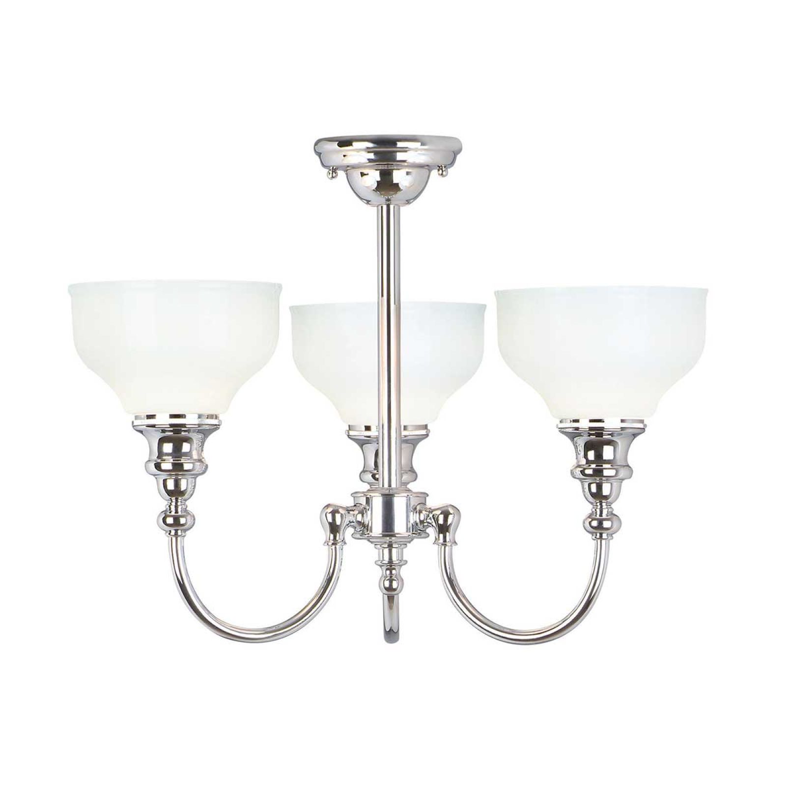 Cheadle Triple Chrome Ceiling Light - Polished Chrome Finish