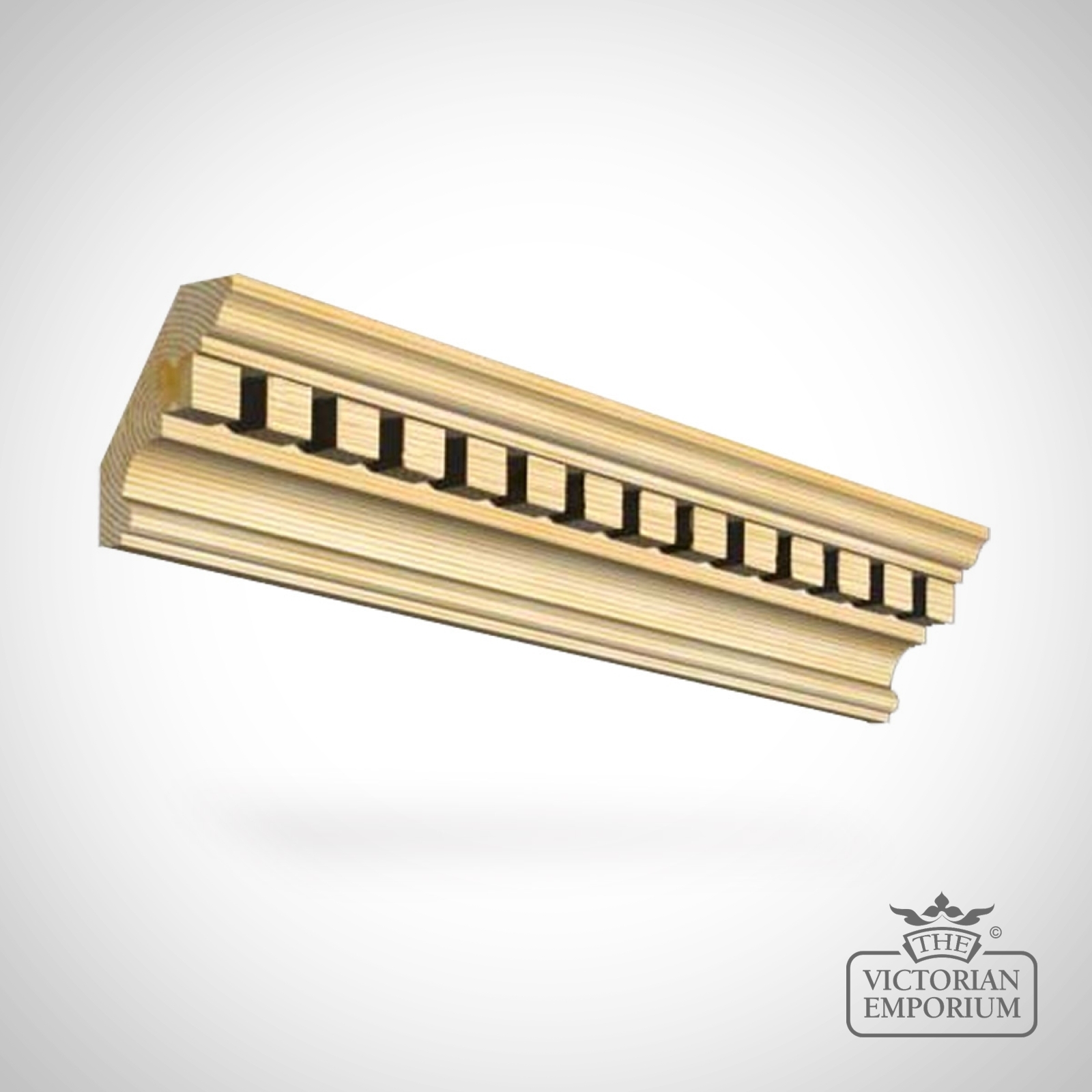 Wooden Dentil Coving 106 x 26mm | Coving