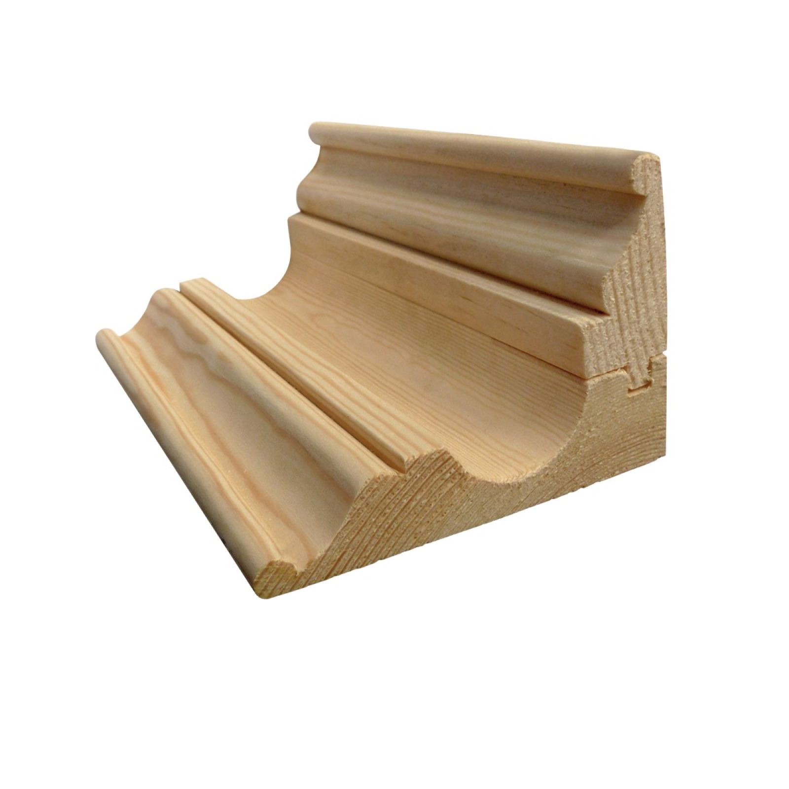 Wooden coving 89x61mm (sold in two pieces 89x21 / 44x21mm)