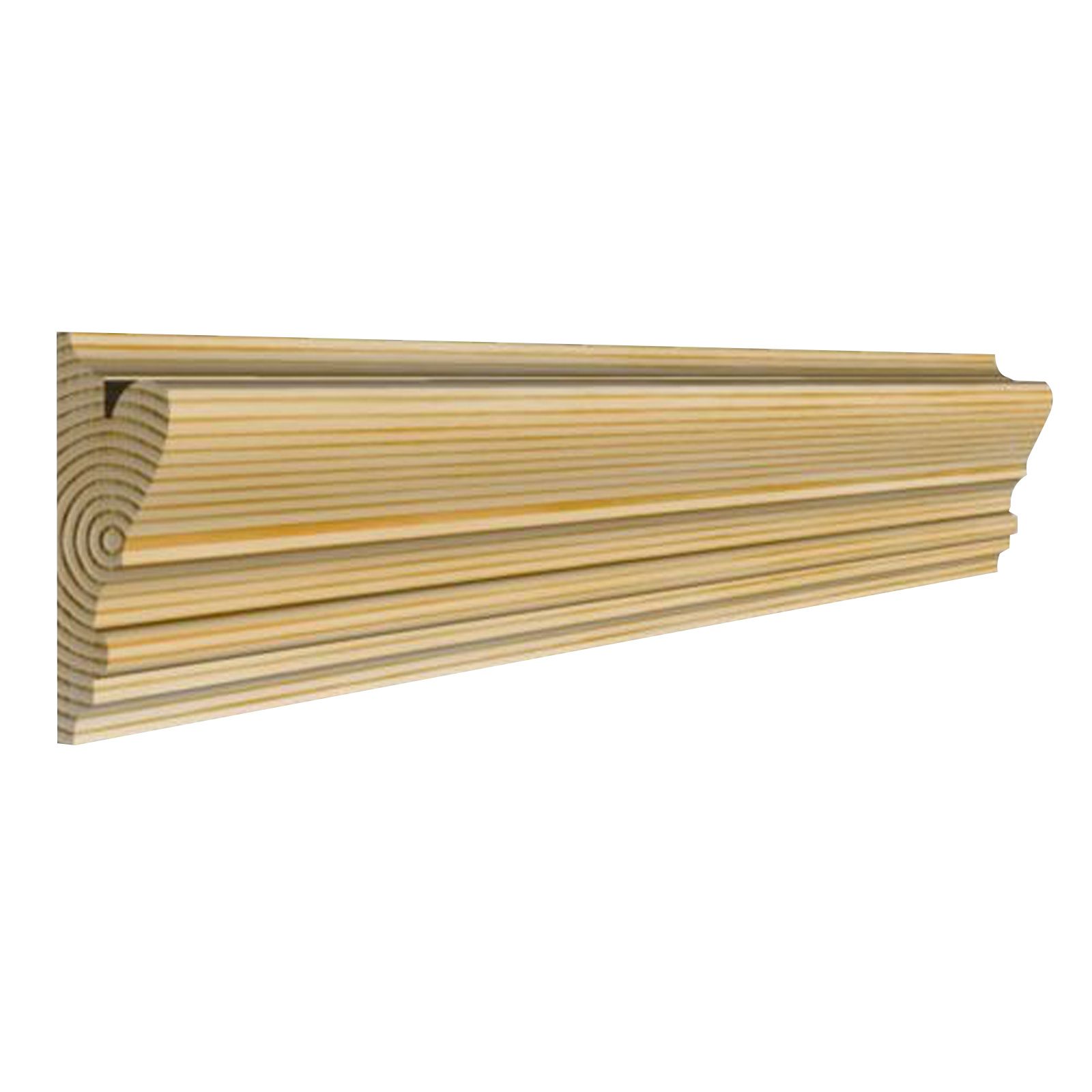Wooden Picture Rail Moulding in Redwood (pine) 70 x 21mm