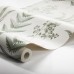 Fern wallpaper featuring a variety of green plants in subtle colours