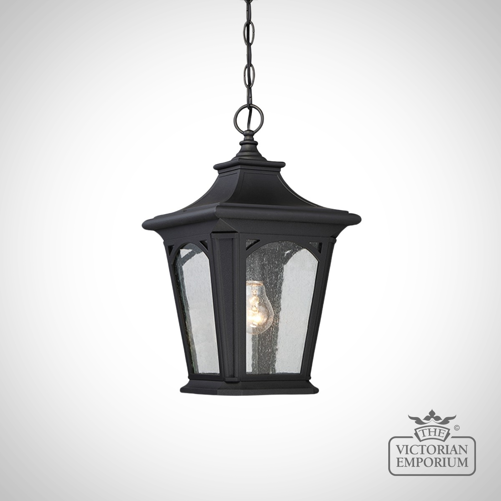 black interior lanterns